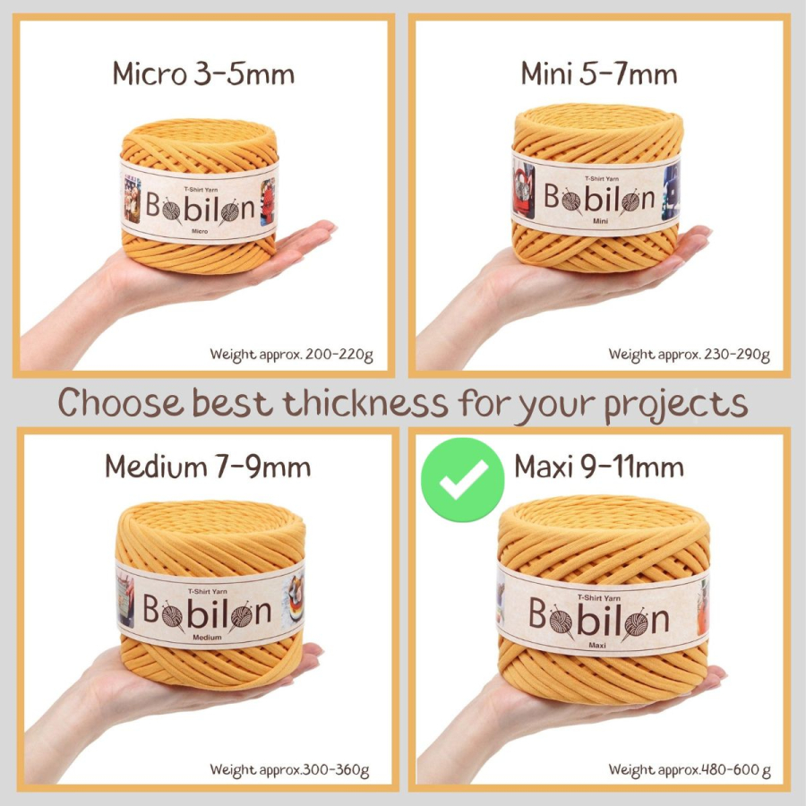 T-hirt Yarn 9-11(mm)